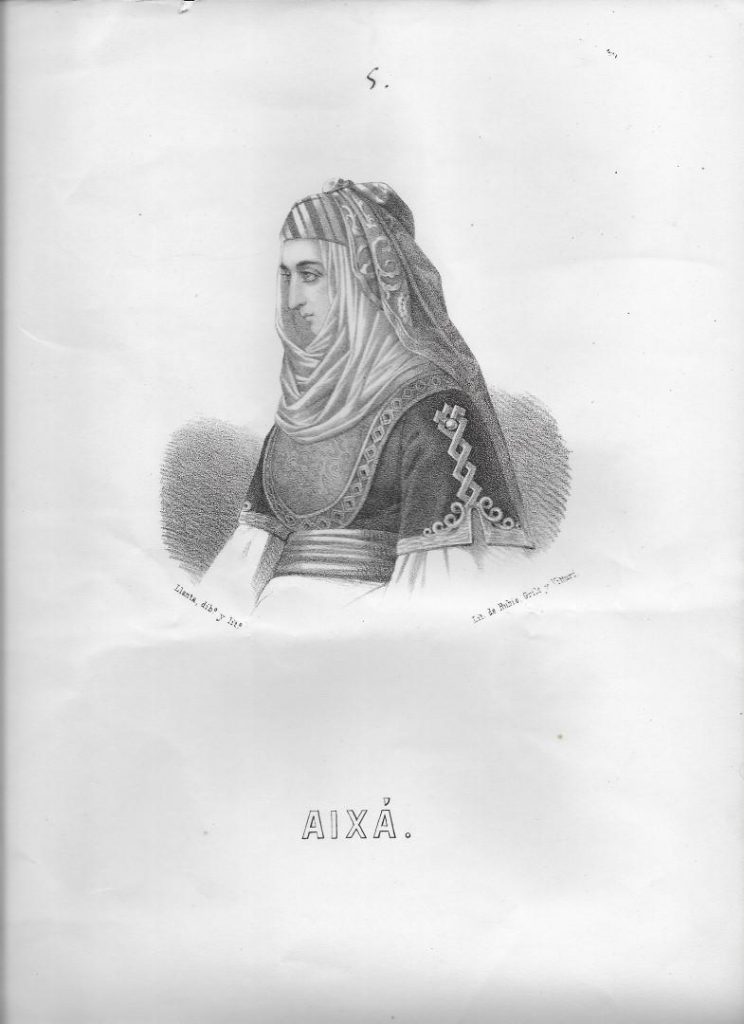 Lithographie « Aixa, Sultana de Granada », mère de Boabdil, – Fondation ...